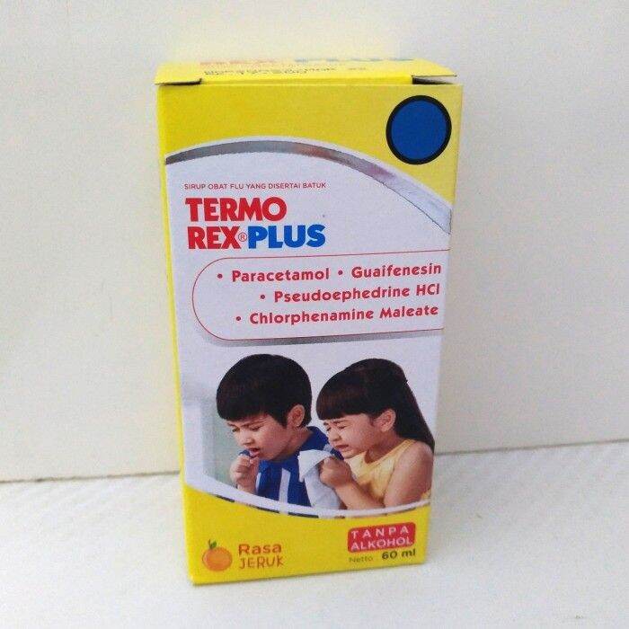 Termorex plus 60 ml obat demam batuk pilek anak rasa jeruk | Lazada ...
