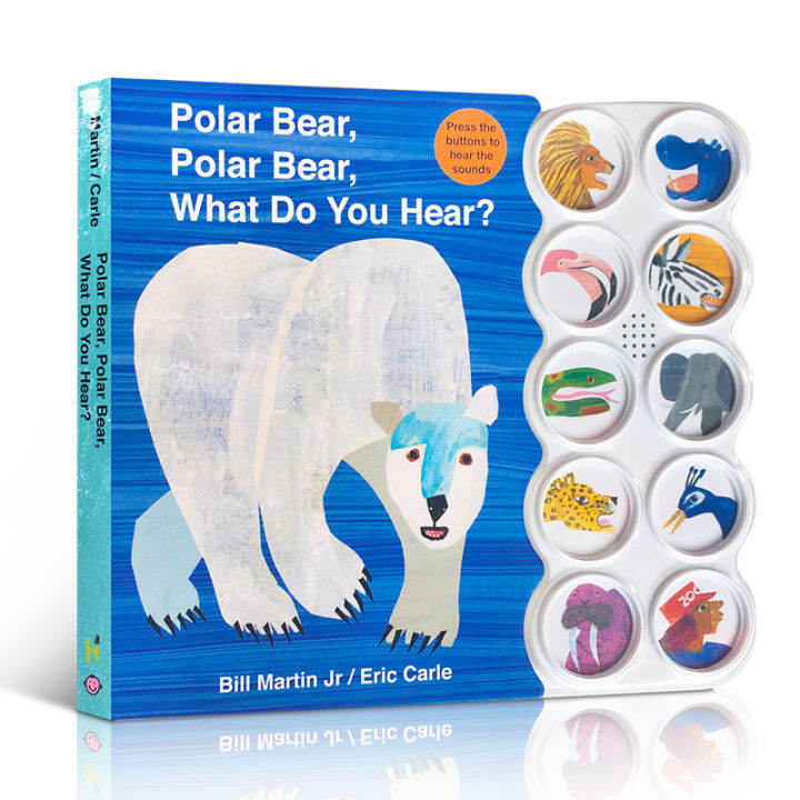 Eric Carle:Polar Bear, What Do You Hear หนังสือกระดาษแข็งสำหรับเด็ก ...