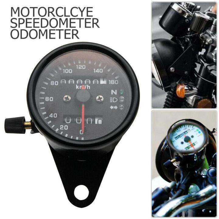 DILI Motorcycle Odometer Speedometer Tachometer Speedo Meter LED For ...
