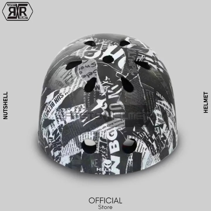 HELMO DESIGN Nutshell Helmet With 4 Layers Thick Foam and An Adjuster ...