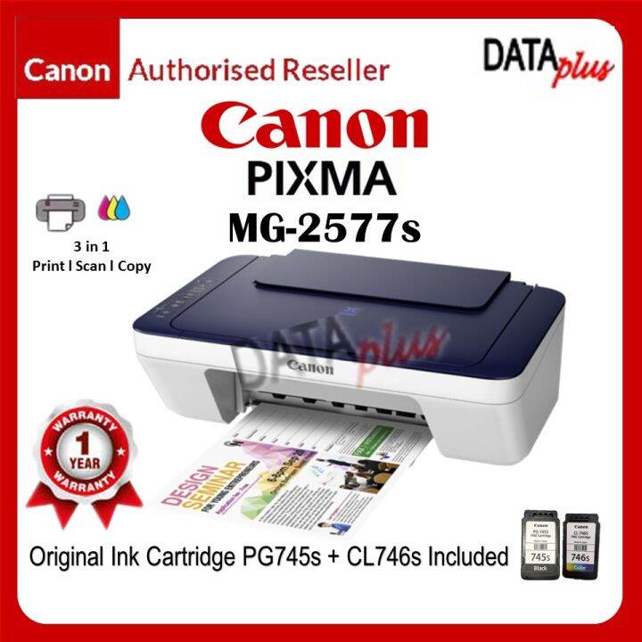 CANON PIXMA MG2577S 3 in 1 COLOR PRINTER ( PRINT / SCAN / COPY) | Lazada