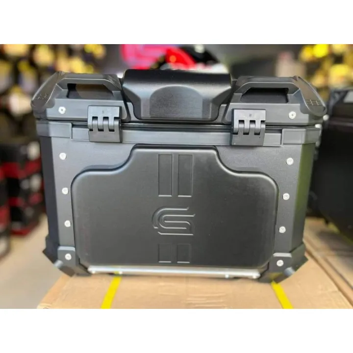 SEC Black Shadow 45Liters Alloy Top Box | Lazada PH