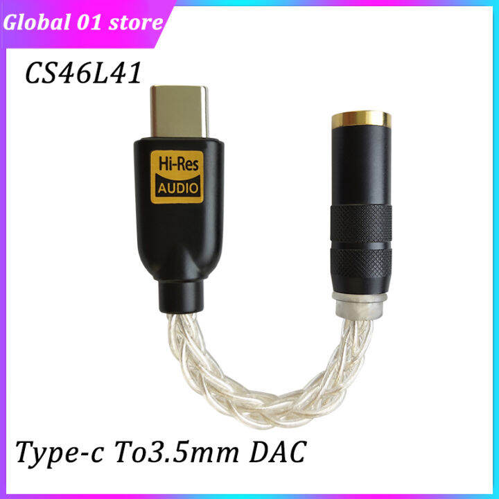 Headphone Amplifier DAC Sound Amplifier TYPE C To 3.5mm DSD HiFi ...