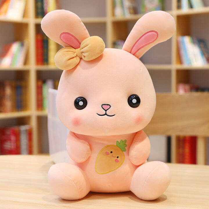 Cute Bunny Plush Toy Radish Rabbit Doll Korean Ragdoll Doll Girls ...