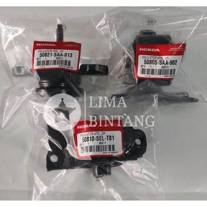 Honda OEM Engine Mounting Set, City SEL idsi V-Tec, Jazz SAA idsi V-tec (3 Pcs) | Lazada