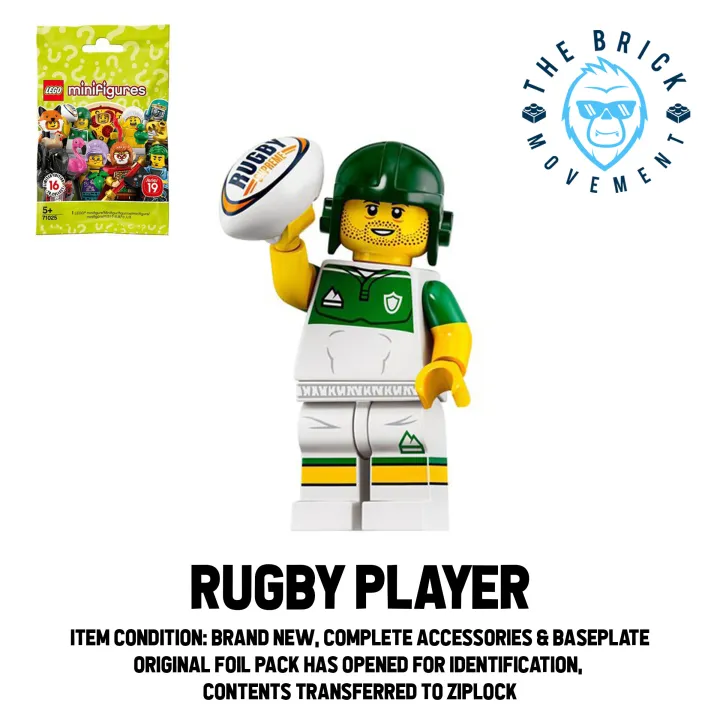 LEGO® Collectible Minifigure Series 19: Rugby Player Minifigure | Lazada PH