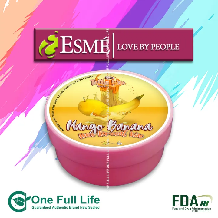 Esme Organic Cold Wax Hair Removal Wax MANGO BANANA 250g | Lazada PH