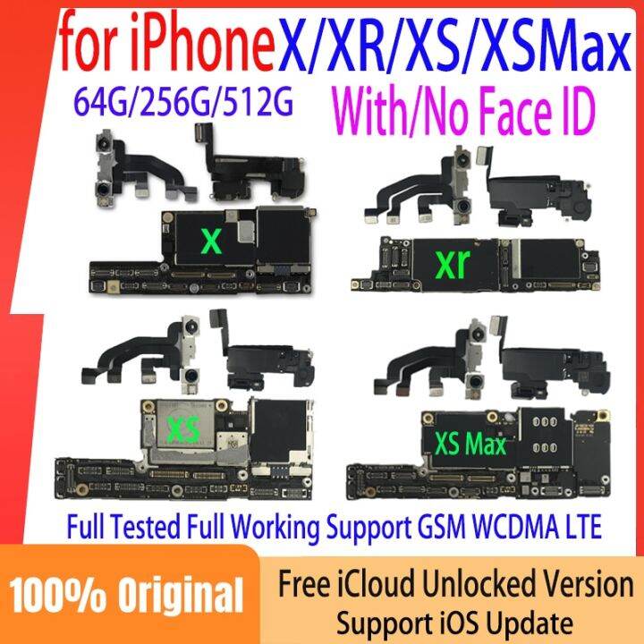 Free Shipping Original Mainboard For X XR XS Max Motherboard With ID ...