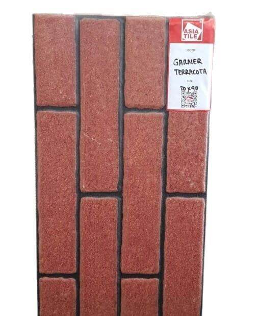 keramik dinding 20x40 matt emb asia tile garner terracota | Lazada ...