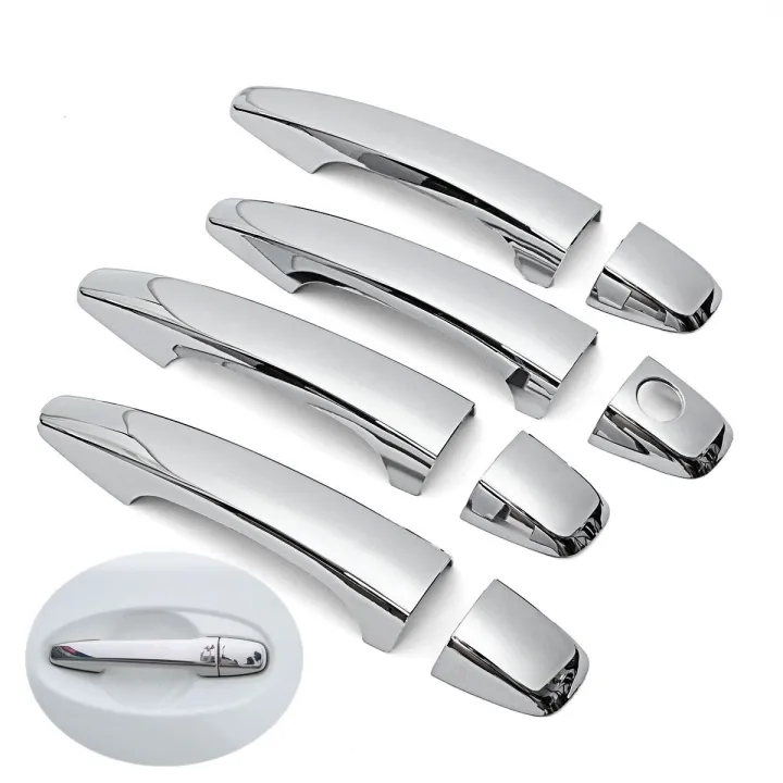 For TOYOTA COROLLA AXIO 2014 2015 2016 2017 2018 Chrome Car Door Handle ...
