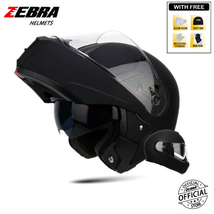 Zebra Original Motorcycle Full Face Helmet vintage helmet retro classic ...