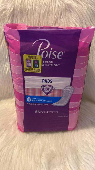 Poise Postpartum Incontinence Bladder Control Pads for Women - Moderate ...