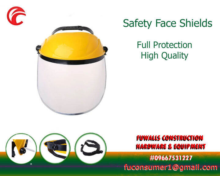 Safety Face Shields Head Mounted Soldering Mask Polycarbonate Face ...