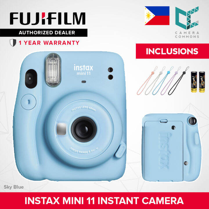 FUJIFILM Instax Mini 11 Mini 12 Instant Camera with AA Batteries ...