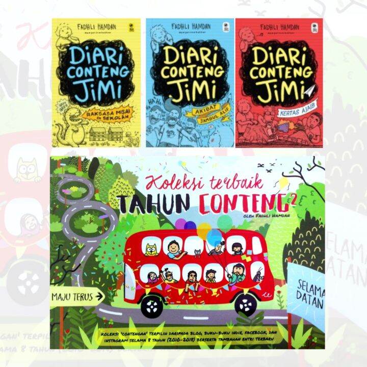 Komik : Siri Diari Conteng Jimi - Komik -M Buku Kanak-Kanak | Lazada
