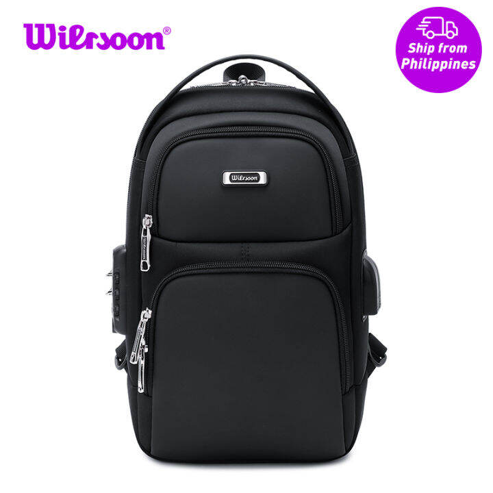 WIERSOON Hot Chest Bag New Anti-thief Men Crossbody Bag Waterproof ...