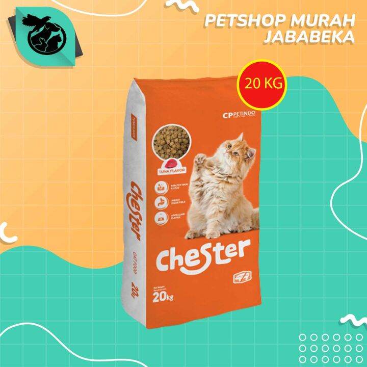 Chester Cat Food Adult Makanan Kucing Dewasa Tuna 20 Kg | Lazada Indonesia