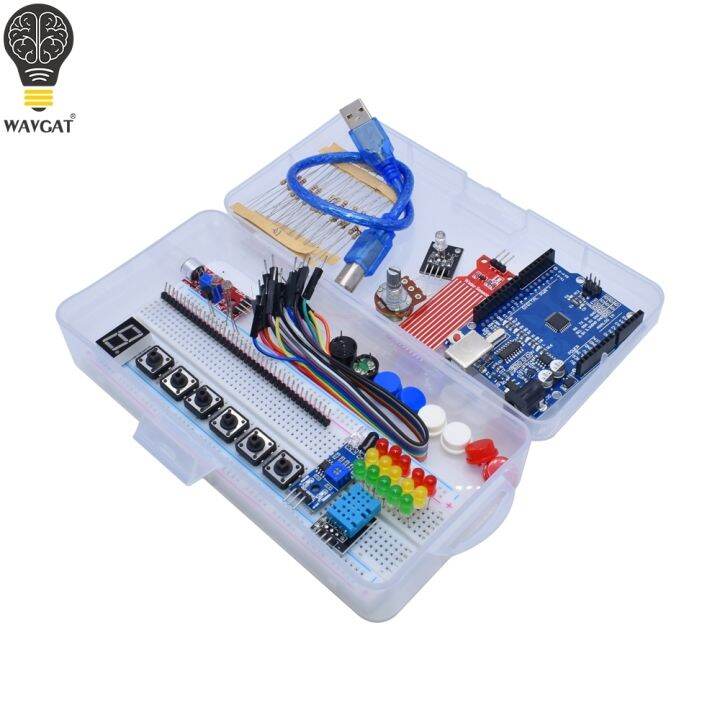 Starter Kit for Arduino Uno R3 Breadboard Basic simple learning kit ...