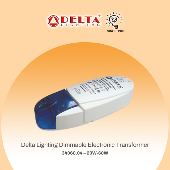 Delta Lighting Dimmable Electronic Transformer | Lazada PH