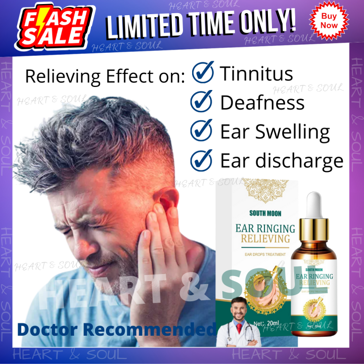 Ear Ringing Relieving Drops Treatment for Tinnitus, Deafness, Ear ...