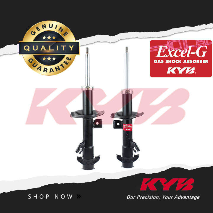KYB KAYABA (2pcs) Front Excel-G Shock Absorber for Nissan Grand Livina 2008 - 2015 - 333390/ ...