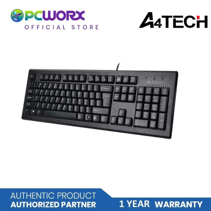 A4Tech Keyboard KRS-85 Comfortable A-Shape USB Keyboard Black | A4Tech ...