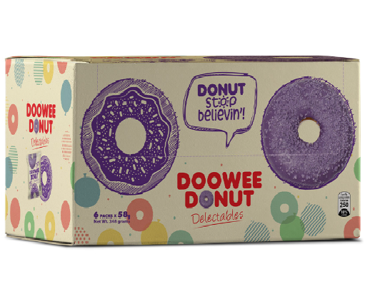 Doowee Donut Delectables Purple Yam 58g x 6 | Lazada PH