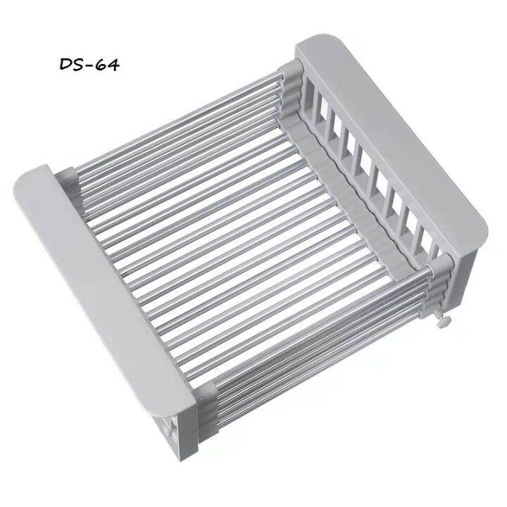 Retractable Sink Water Filter Rack Drain Basket Stainless Steel Kitchen ...
