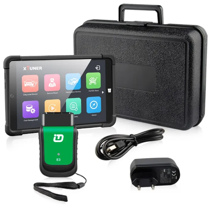 XTUNER Tablet E3 OBD2 Car Diagnostic Tool V11.6 Wifi Full System ...