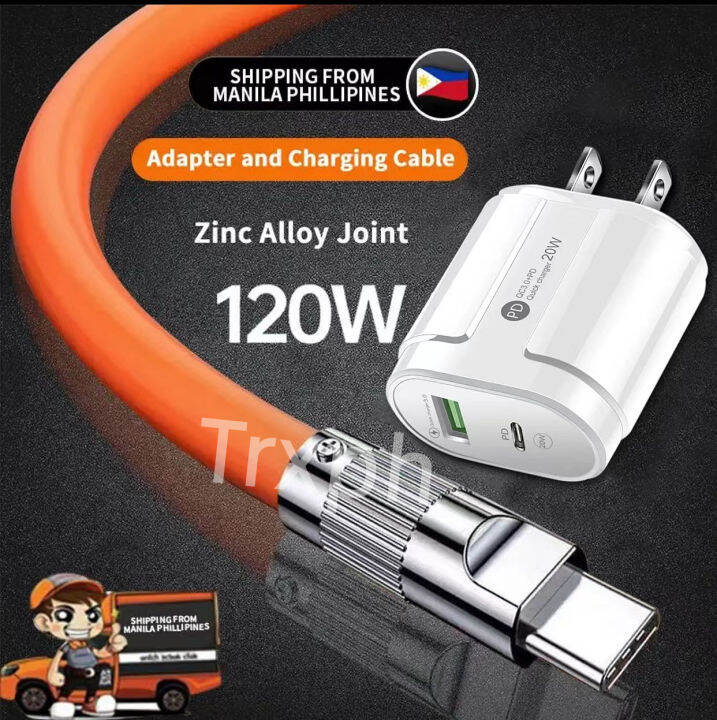 Charger Set Super Fast Charger D37 Adapter 1m Fast Liquid Silicone ...