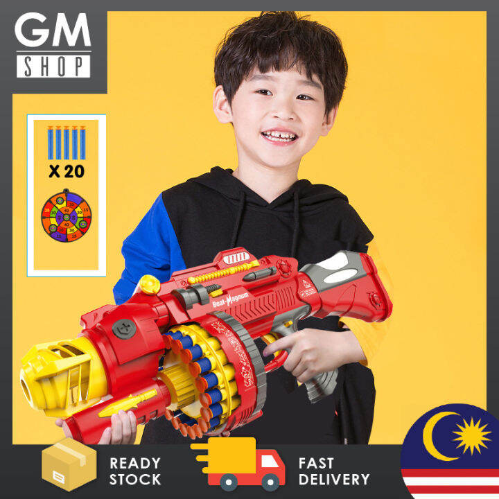 GMshop Electric Toys Gun Shooting Game Electric Blaster Gun Auto Sniper ...