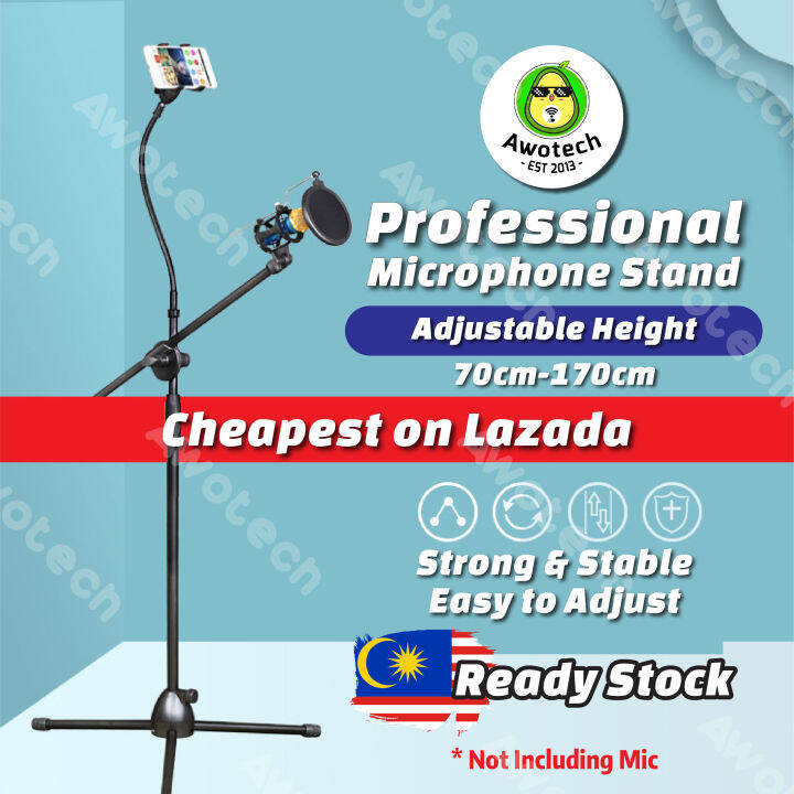 Awotech Professional Microphone Stand Professional Stage Microphone ...