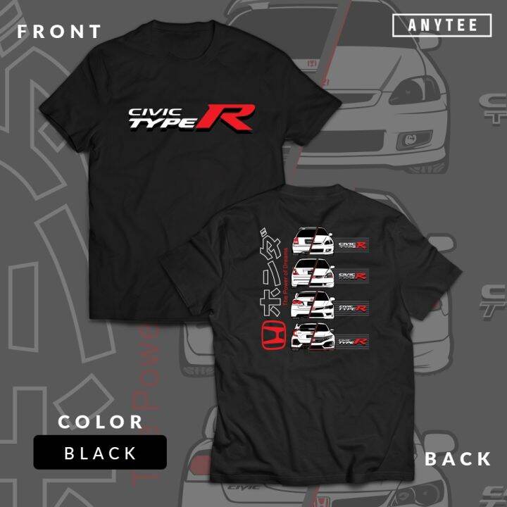 Honda Civic Type R EK FD FC Turbo JDM THDM Car Automotive T Shirt ...