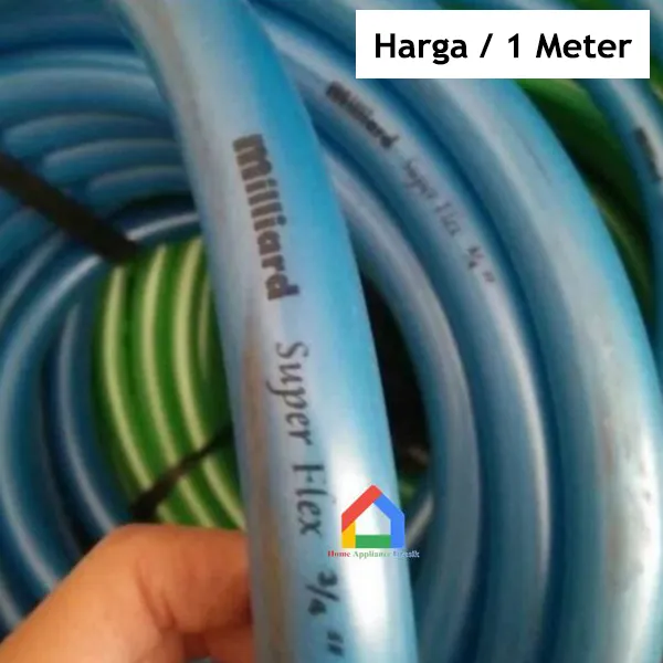 Selang Air / Selang Air SuperFlex 3/4" Merk Milliard Selang Tebal [ Harga Per Meter ] | Lazada ...