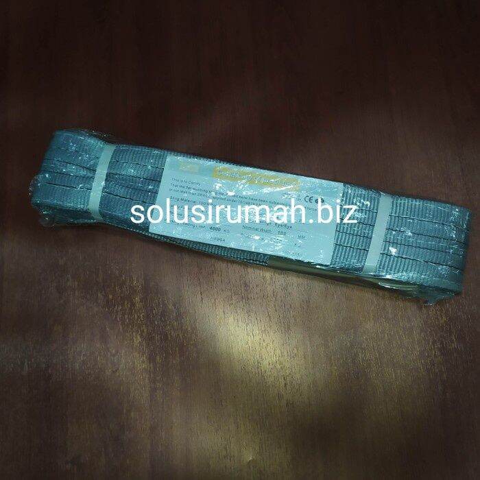 TALI TRUK BLOM BESI 4TON 6M CARGO WEB SLING SELING TALI MOTOR BARANG ...