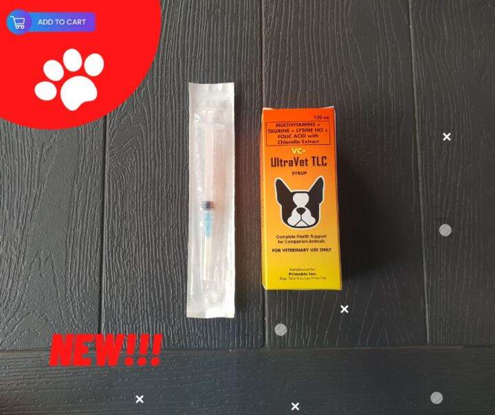 Vet Core+ Ultravet TLC 120ml Pet Vitamins for Dogs and Cats with FREE ...