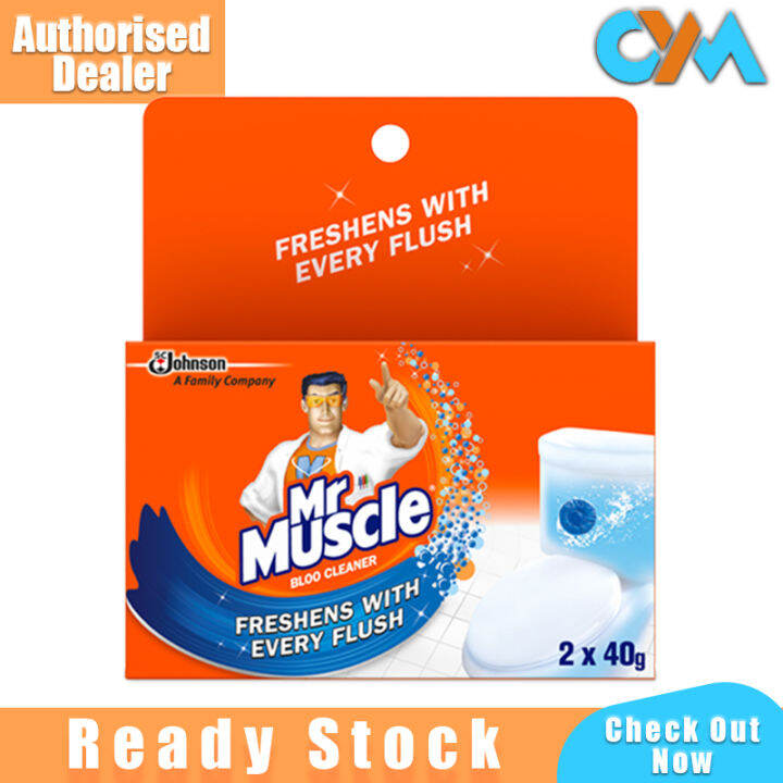 Mr Muscle Bloo Cleaner Clean Toilet Fresh Fragrance Contains Active ...