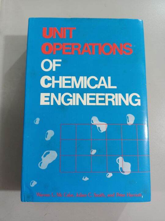 Unit Operation of Chemical Engineering By:Mc Cabe | Lazada PH
