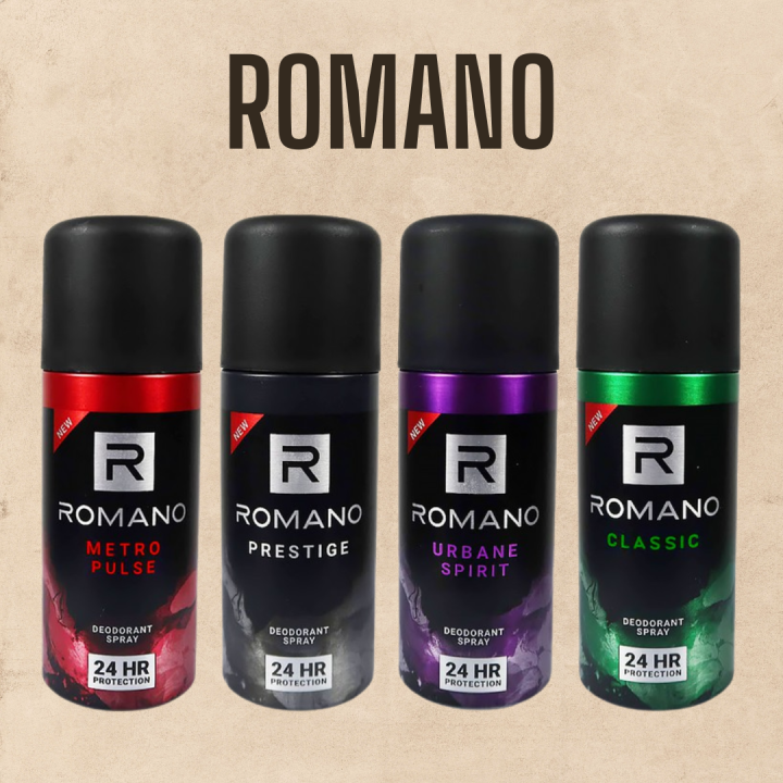 Romano Deodorant Spray 150ml | Lazada