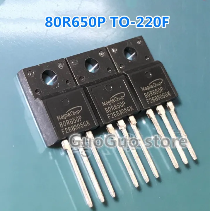 5Pcs 80R650P TO-220F MMF80R650PTH TO220F 8A 850V N-Channel MOSFET ทรานซิสเตอร์ใหม่แบบดั้งเดิม ...