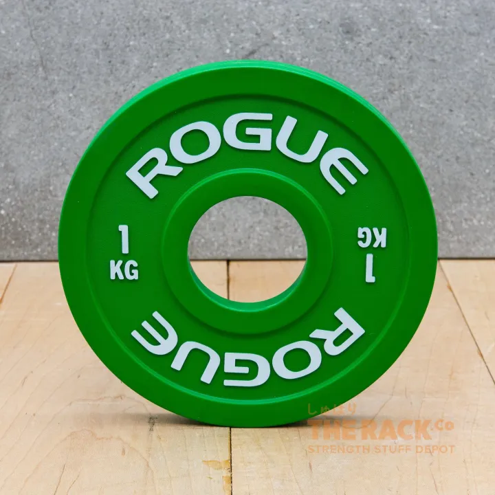 Rogue KG Change Plates, 1 kg (Pair) - Powerlifting Weightlifting ...