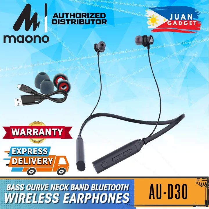 Maono AU-D30 D30 Basscurve Sports Neck Band In-Ear Bluetooth Wireless ...
