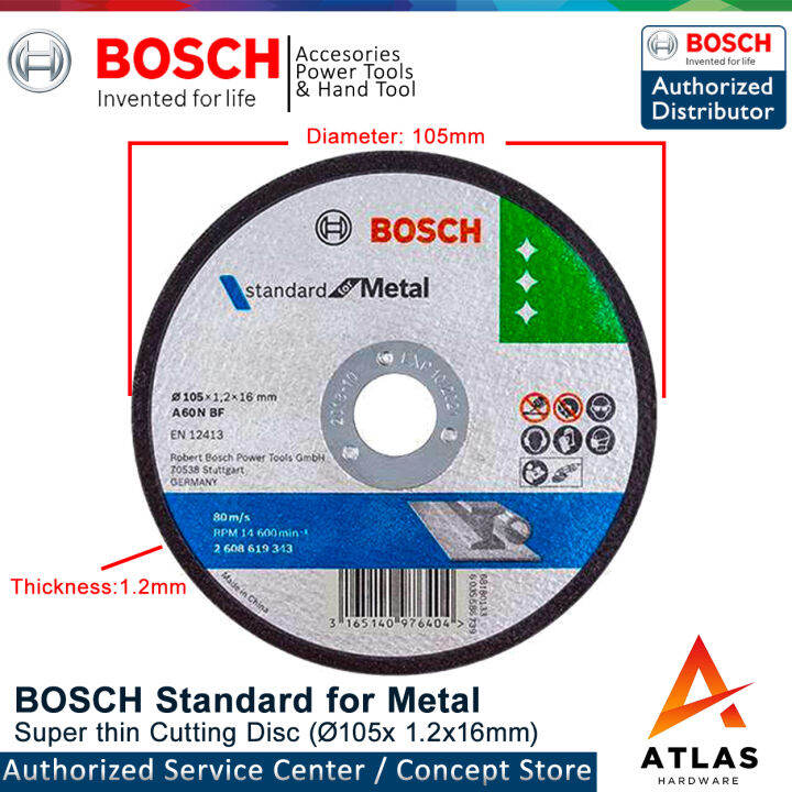 Bosch Cutting Disc 4" | Lazada PH