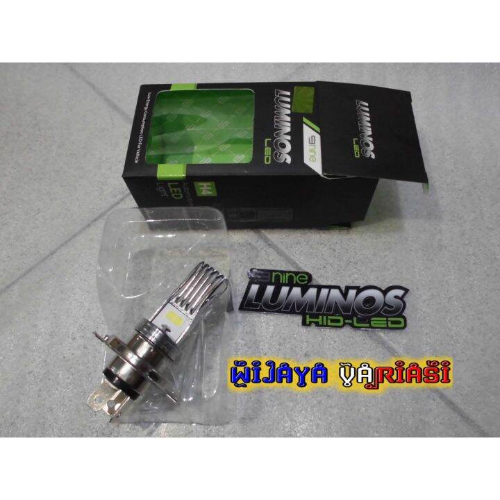 Lampu utama led motor 9NINE LUMINOS H4 HS1 AC DC LED CSP WHITE | Lazada ...