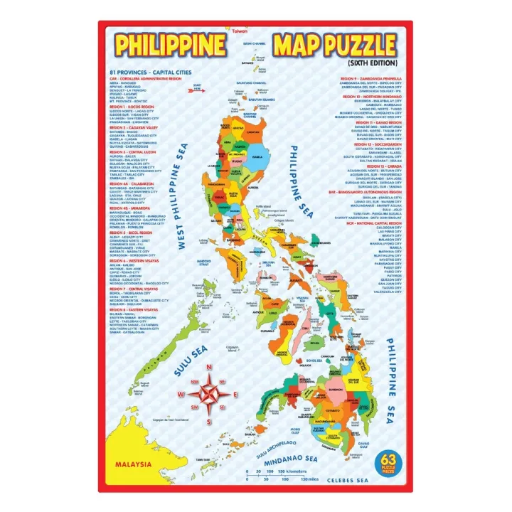JOYTOY Philippine Map Puzzle | Lazada PH