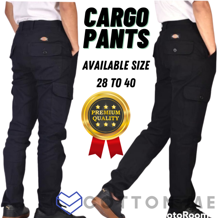 Seluar Cargo Slack 6 Pocket Kain Tebal Cargo Pant Seluar kerja | Lazada