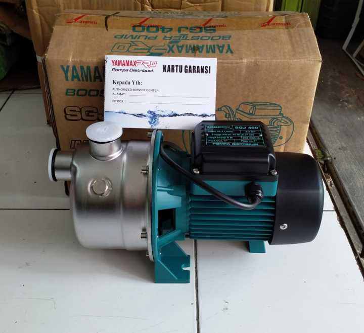 YAMAMAX PRO POMPA AIR SEMI JET PUMP INOX SGJ400 SGJ 400 | Lazada Indonesia