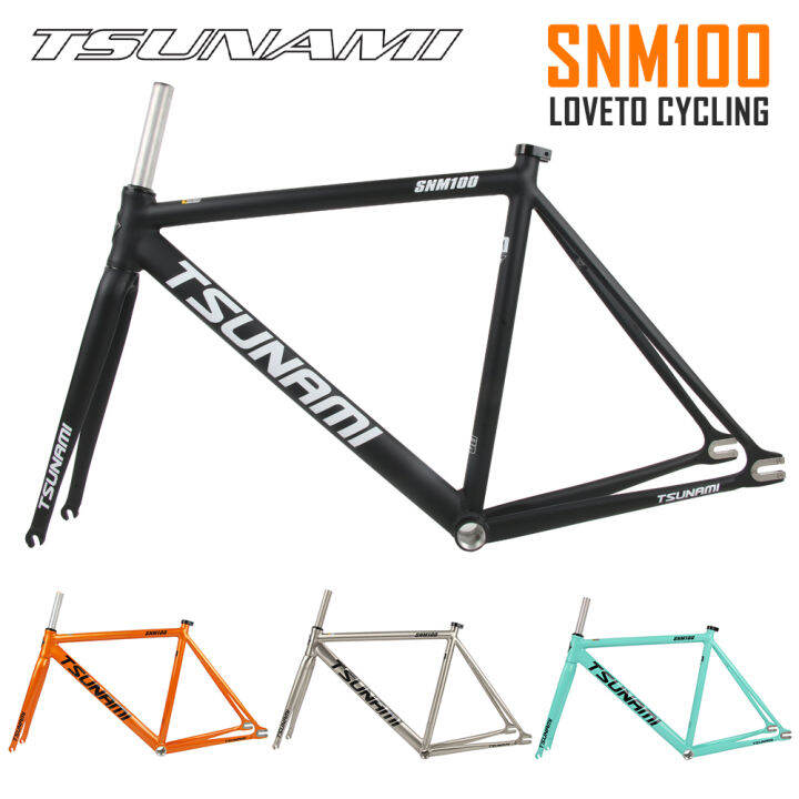 TSUNAMI SNM100 Bicycle Frame 49cm 52cm 55cm 58cm Aluminum Racetrack ...