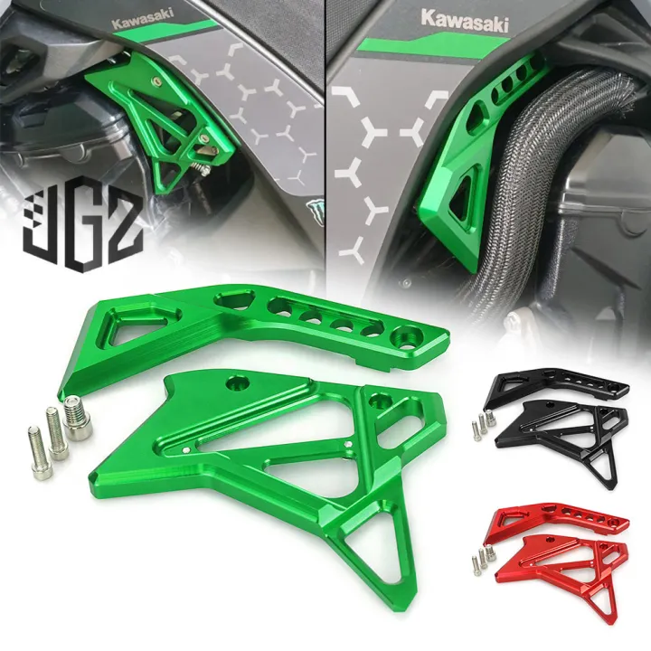 for Kawasaki Z1000 CNC Aluminum Fuel Injection Guard Motorcycle Side ...