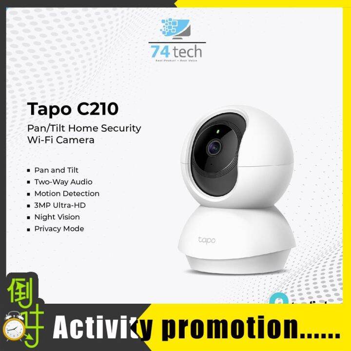 Tp-Link Tapo C210 3MP Pan/Tilt Home Security Wi-Fi Camera | Lazada PH
